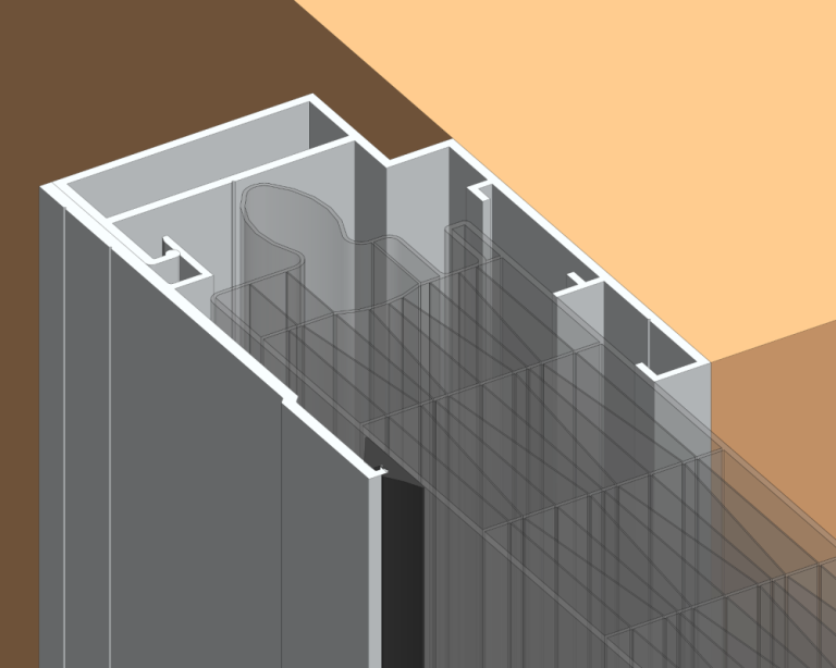 Modulit 511LP 40mm - gevelsysteem - Atlas Acomfa